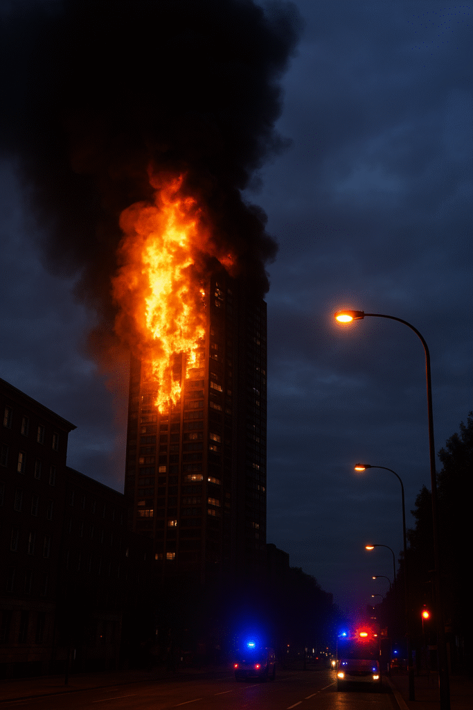 Massive Fire in a High Rise Building What to Do and How to Stay Safe ...