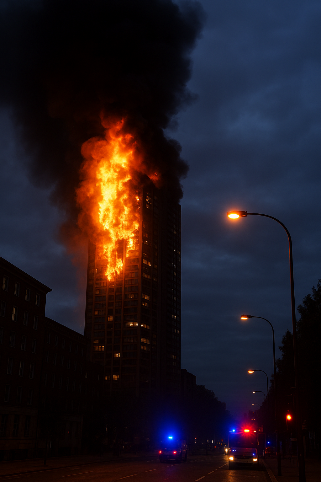 Massive Fire in a High Rise Building What to Do and How to Stay Safe ...